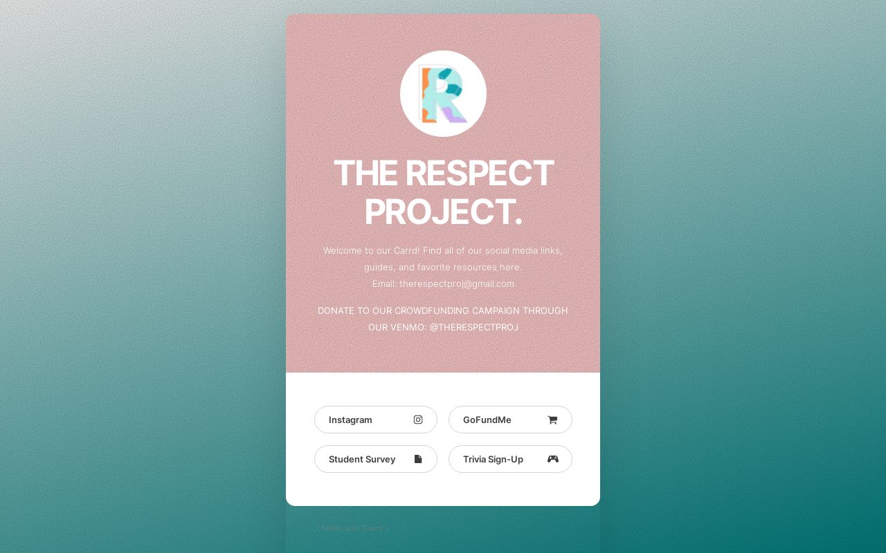 The Respect Project.
